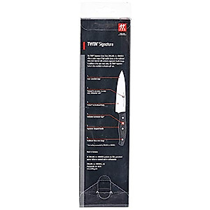 ZWILLING Twin Signature 5.5-inch Prep Knife, Razor-Sharp, Made in Company-Owned German Factory with Special Formula Steel perfected for almost 300 Years, Dishwasher Safe