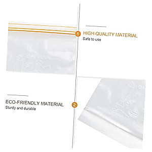 VOSAREA 1 Set 30pcs Transparent Sealed Strips Storage Bags Snack Bags Bags Food Storage Bags