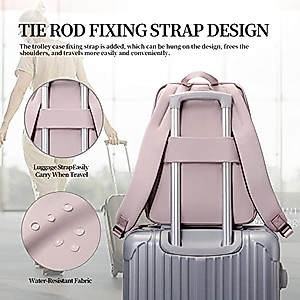 GOLF SUPAGS Laptop Backpack Anti Theft Slim Travel Backpack for Women Water Resistant College Bookbag Fits 15 Inch Thin Notebook