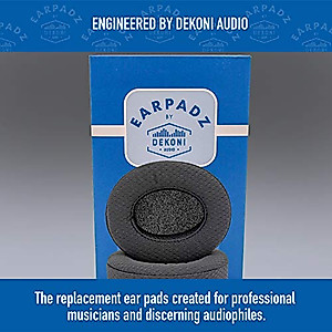 Earpadz Replacement for Beats Studio 3 and Studio 2 Ear Pads, Soft Knit Headphone Cushions (Jerzee, Black, 1 Pair)