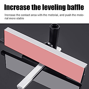 Table Saw Miter Gauge with Aluminum Miter Fence,Both Sides 60 Angle Adjustable,Be Used for Table Saws, Band Saws, Router Tables, Jointers(Black)