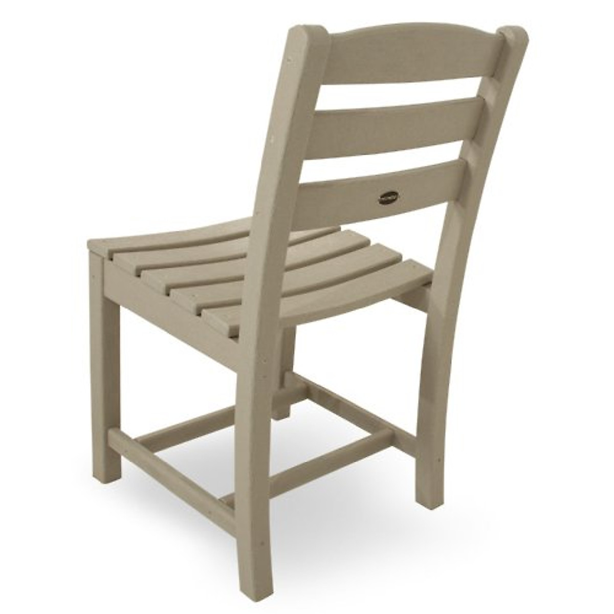 POLYWOOD TD100SA La Casa Café Dining Side Chair, Sand