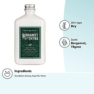 Pre de Provence Bergamot & Thyme Men's Fragrance Collection, Body Lotion, 250 ML