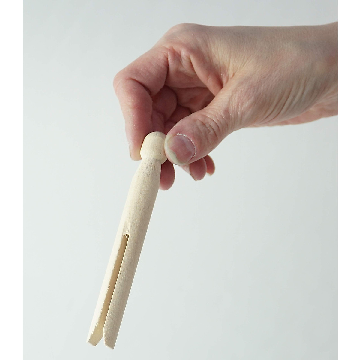 Home-X Peg Clothespins for Hanging Laundry, Decor, or Arts and Crafts (Pack of 24)