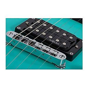 Schecter C-6 Deluxe 6-String Electric Guitar (Right-Hand, Satin Aqua)