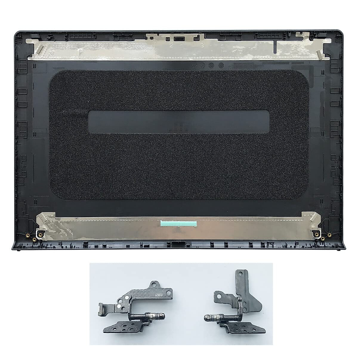 LTPRPTS Replacement Laptop LCD Back Cover Top Case Rear Lid with Hinges for Dell Inspiron 15 3510 3511 3515 00WPN8 0WPN8 09WC73 9WC73 AP3LE000901