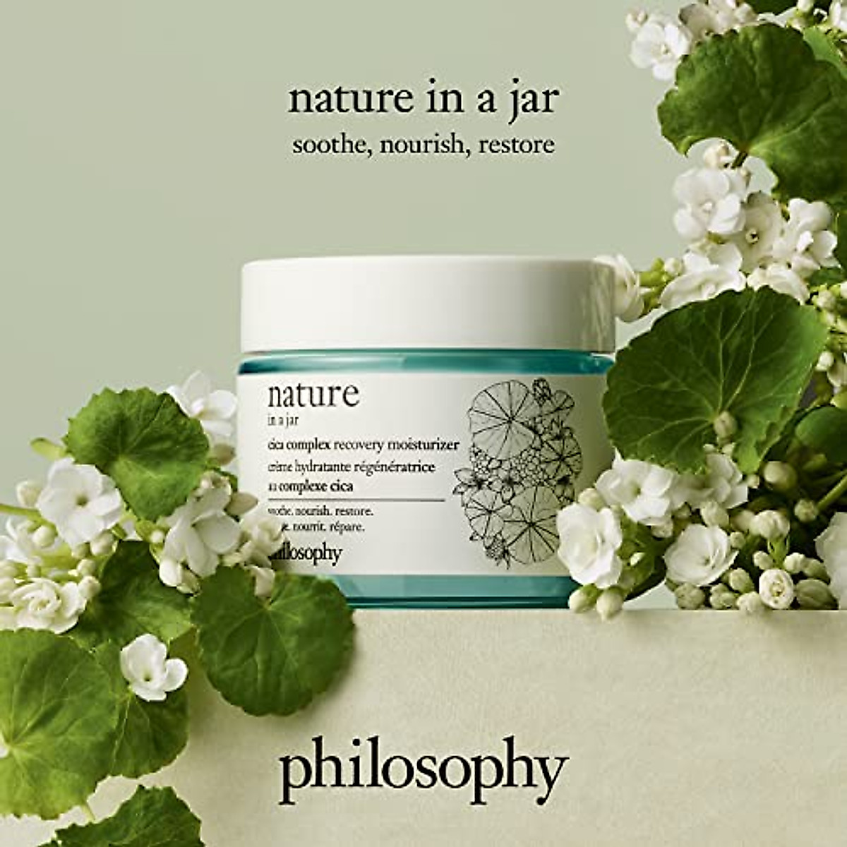 philosophy nature in a jar - cica complex recovery moisturizer, 2 oz