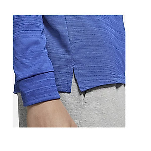 Nike Men’s Breathe Superset Game Royal Blue ¼ Zip (Quarter Zip) Training/Running Lightweight Long Sleeve Baselayer Shirt, Black Swoosh, Dri-Fit Wicks Moisture, Style CZ1212/Color 480, Size Small