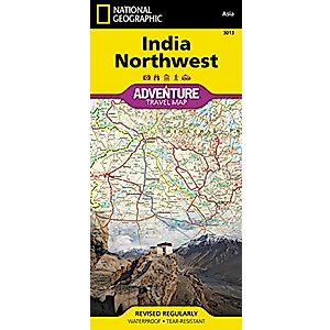 India Northwest Map (National Geographic Adventure Map, 3013)