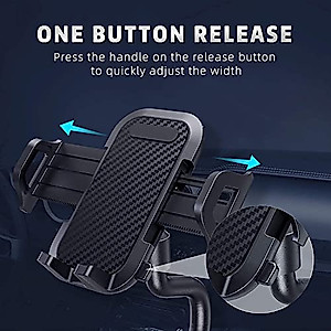 Cup Phone Holder for Car, Car Cup Holder Phone Mount with 360° Rotation Adjustable Long Gooseneck, Car Phone Holder Mount for All Smartphones Cup Holder Phone Holder