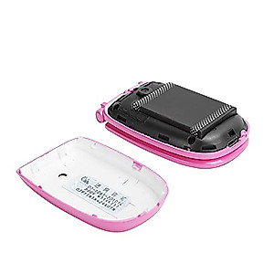 Dpofirs Portable Cute Flip Mobile Phone, Smallest Mobile Phone Toy for Kids Toddlers Students, 1.44in Mini Cell Phone, Mini Phone Gifts for Kids(Pink)