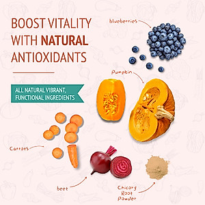 BAYPIE Freeze-Dried Raw Dog Food Topper High Protein Chicken & Pumpkin Recipe for Gut Health, Grain-Free Meal Mixers for Dogs– 14 oz