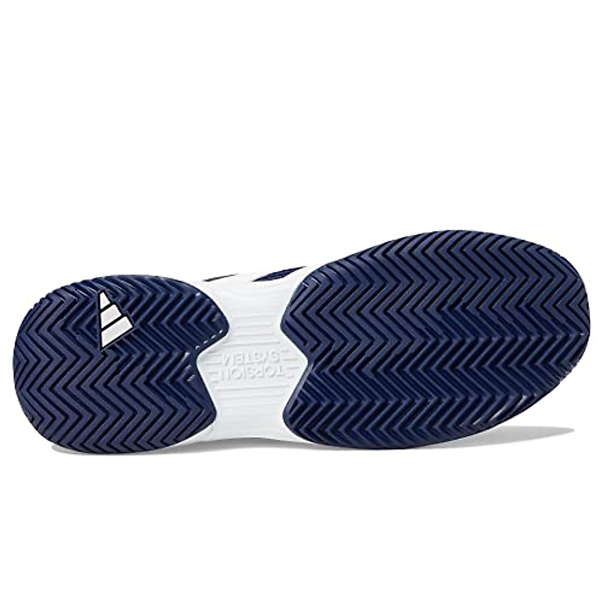 adidas Men's Courtjam Control Tennis Shoe, Team Navy Blue/White/White, 9