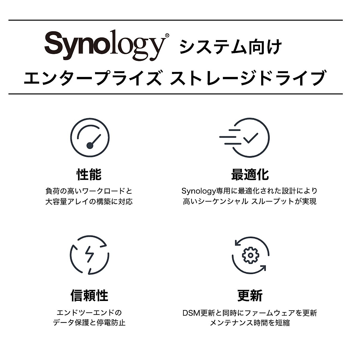 Synology HAT5300-4T 4 TB Hard Drive - 3.5" Internal - SATA (SATA/600)