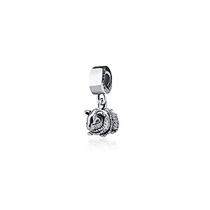 BOLENVI Realistic Guinea Pig Pet 925 Sterling Silver Dangle Pendant X Charm Bead For Pandora & Similar Charm Bracelets or Necklaces