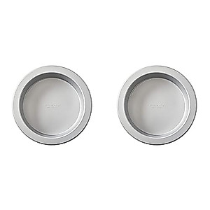 KitchenAid KE956OSNSA Nonstick Round Cake Pan, 9-Inch, Silver (Pack of 2)