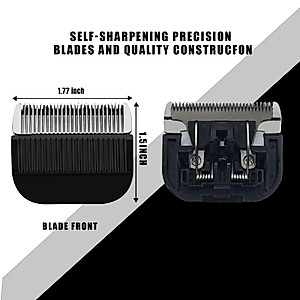 Professional Hair Clipper & Trimmer Detachable Replacement Blades,Compatible with Wahl 6275LP/9179/9590/9591/9639/96459649LP/9655/79434/79003/79005-Model 2167 Clipper/Trimmer,2 Pack