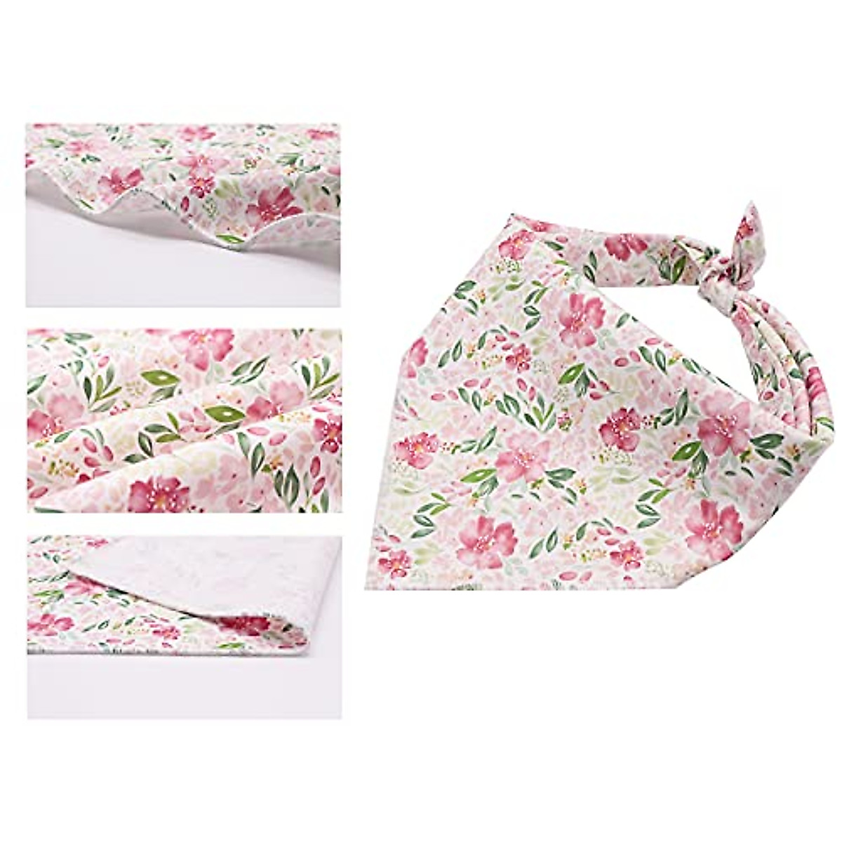 Lionet Paws Dog Bandana for Small Medium Large Dogs, Cat Dog Kerchief Dog Triangle Bibs Scarf for Girl