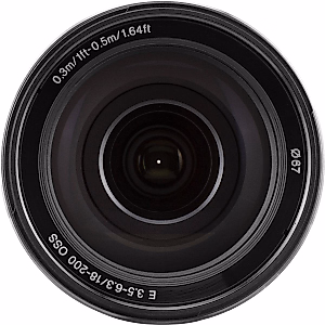 Sony Alpha SEL18200 E-Mount 18-200mm F3.5-6.3 OSS Lens (Silver)