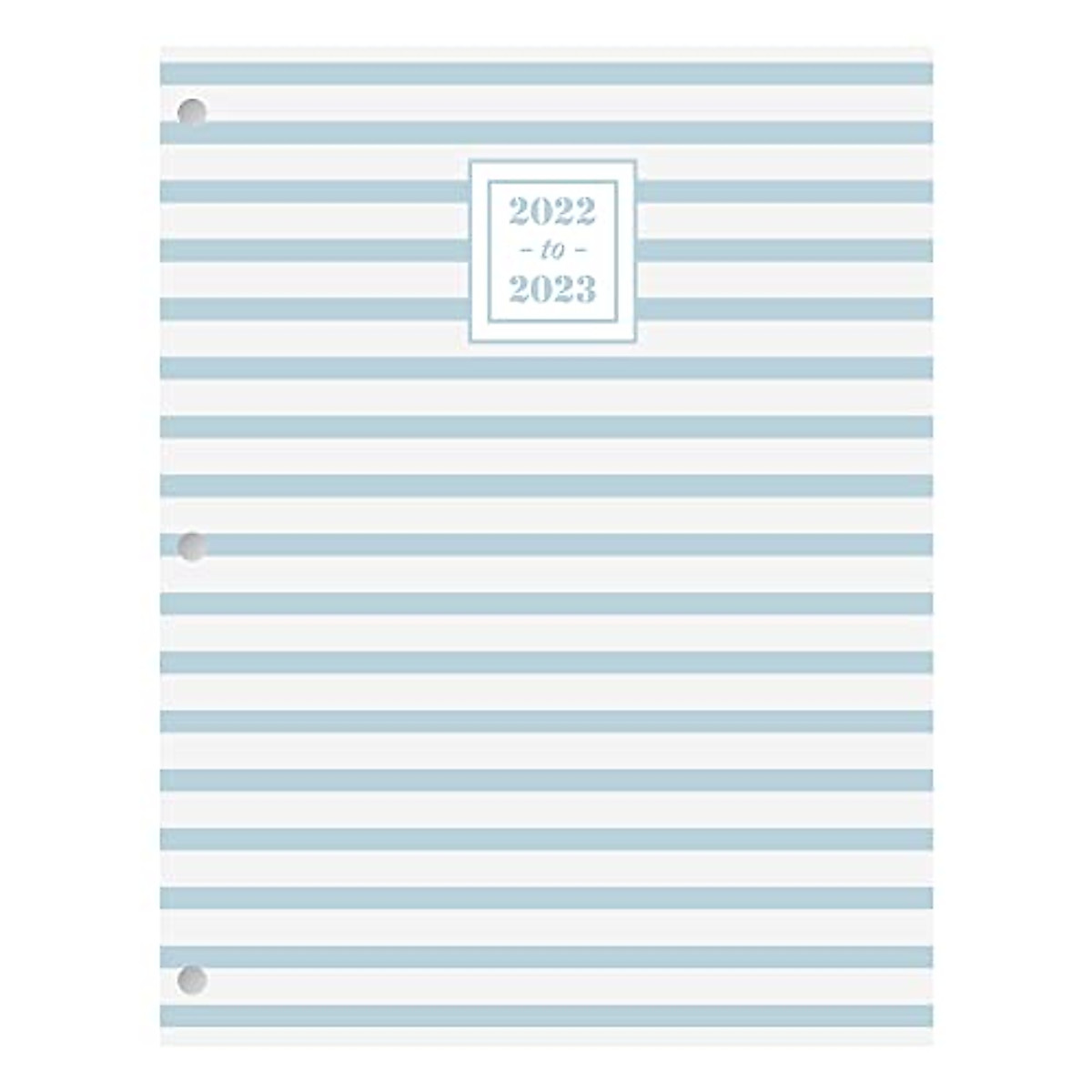 Office Depot® Brand Fashion Monthly Academic Planner, 8-1/4" x 10-3/4", Stripes, July 2022 to June 2023, ODUS2133-022