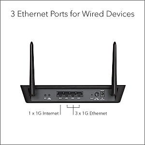NETGEAR Wireless Desktop Access Point (WAC104) - WiFi 5 Dual-Band AC1200 Speed | 3 x 1G Ethernet Ports | Up to 64 Devices | WPA2 Security | Desktop | MU-MIMO | Supports 3 SSIDs | 802.11ac