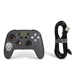 PowerA Enhanced Wired Controller for Nintendo Switch - Hylian Shield