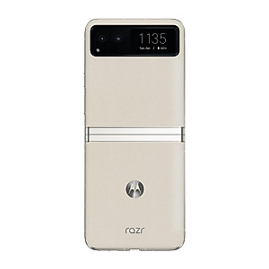 Motorola Razr 40 Dual-Sim 256GB ROM + 8GB RAM (GSM Only | No CDMA) Factory Unlocked 5G Smartphone (Vanilla Cream) - International Version