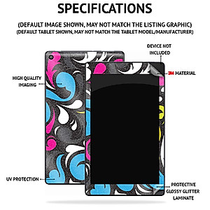 MightySkins Glossy Glitter Skin for Microsoft Surface Duo - Cool Flamingo | Protective, Durable High-Gloss Glitter Finish | Easy to Apply, Remove, and Change Styles | Made in The USA