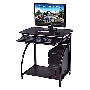 Tangkula computer desk, check the box to confirm match more than one existing, select the correct product. Some, 29" H Without Wheel, Black
