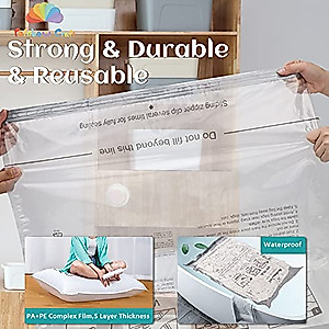 Rainbow Craft Vacuum Storage Bags Jumbo & Large,20 Pack