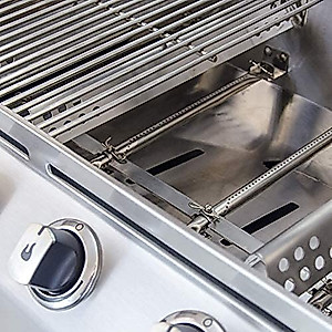 Htanch SA4761 (4-Pack) 14 3/8" Burner Replacement for Charbroil 463240015, 463240115, 463344116，463242515, 463242715, 463242716, 463276016, 463343015, 463344015, 463367016, 463370015