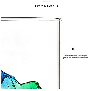 Mt. Fuji Rock Glass, Tumbler Glass, Set of 2, Chiri's Eyama Glass, Whiskey Glass, Beer Glass, Wedding, Father's Day, Mother's Day, Overseas Gift, Paulownia Box