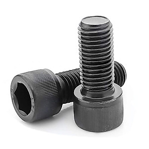 FullerKreg M4-0.7 x 25mm Alloy Steel Socket Cap Screw, (Pkg of 50),ISO 4762, Hex Drive, Class 12.9, Black Oxide Finish