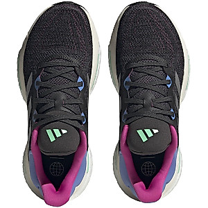 adidas Women's SOLARGLIDE 6 Running Shoes Carbon/Silvmt/Blufus 7