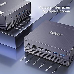ASBS Mini PC, Intel i7-10810U(6 Cores, Turbo 4.9GHz),Mini Desktop Computer for Business,Gaming,16GB DDR4 512GB SSD(Max 64GB, 8TB),4K Triple Display,WiFi 6,BT5.2 for Office/Study/Home