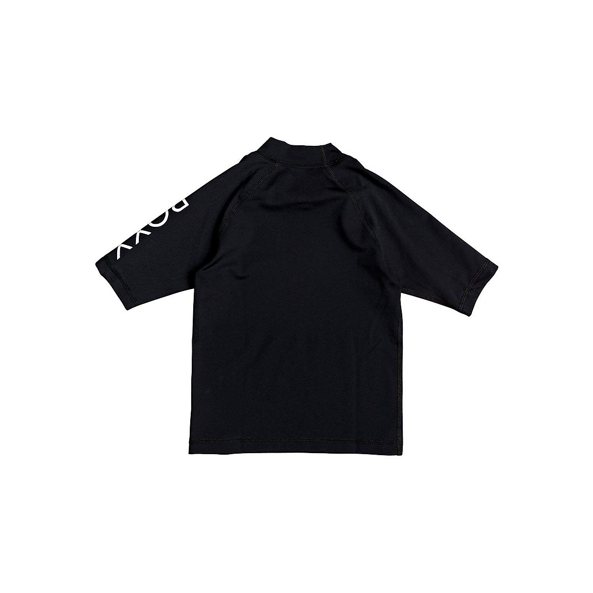 Roxy Girls Whole Hearted - Short Sleeve UPF 50 Rashguard - Girls 2-7 - 5 - Black Anthracite 5