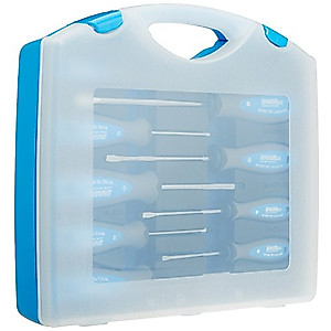 Unior 607PB9TBI 2362021000 TBI Screwdriver Set in Plastic Case, Blue, 10 x 10 x 5 cm