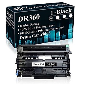 1 Pack DR360 Black Drum Unit Replacement for Brother DCP-7030 7040 7045N HL-2120 2150 2150N 2170 2170W MFC-7040 7320 7345N 7440 7440N 7840 7840W Printer,Sold by TopInk