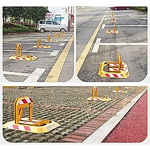 KOAIUS Parking Post, Parking Barrier, for Parking Lot Parking Space Lock,Car Ground Lock, Parking Space Lock, Parking Pile Parking Space Lock Parking