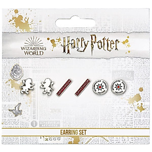 Official Harry Potter Gryffindor Set of 3 Stud Earrings