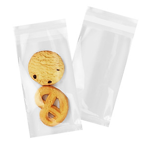 iMailer - 1000 Pack - 3" x 5" Cellophane Treat Bags Self Sealing- Small Plastic Poly Bags for Bakery, Cookies, Party Favors, Jewelry, Photo