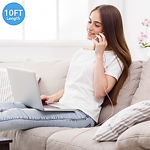 iPhone Charger Cord Lightning Cable 6 ft 3 Pack iPhone Charging Cable Long iPhone 11 Charger 6ft [Apple Certified] Nylon Braided Fast Charging for 13 mini/13/12/11 Pro MAX/XR/XS/8/7/Plus/6S/SE/iPad…