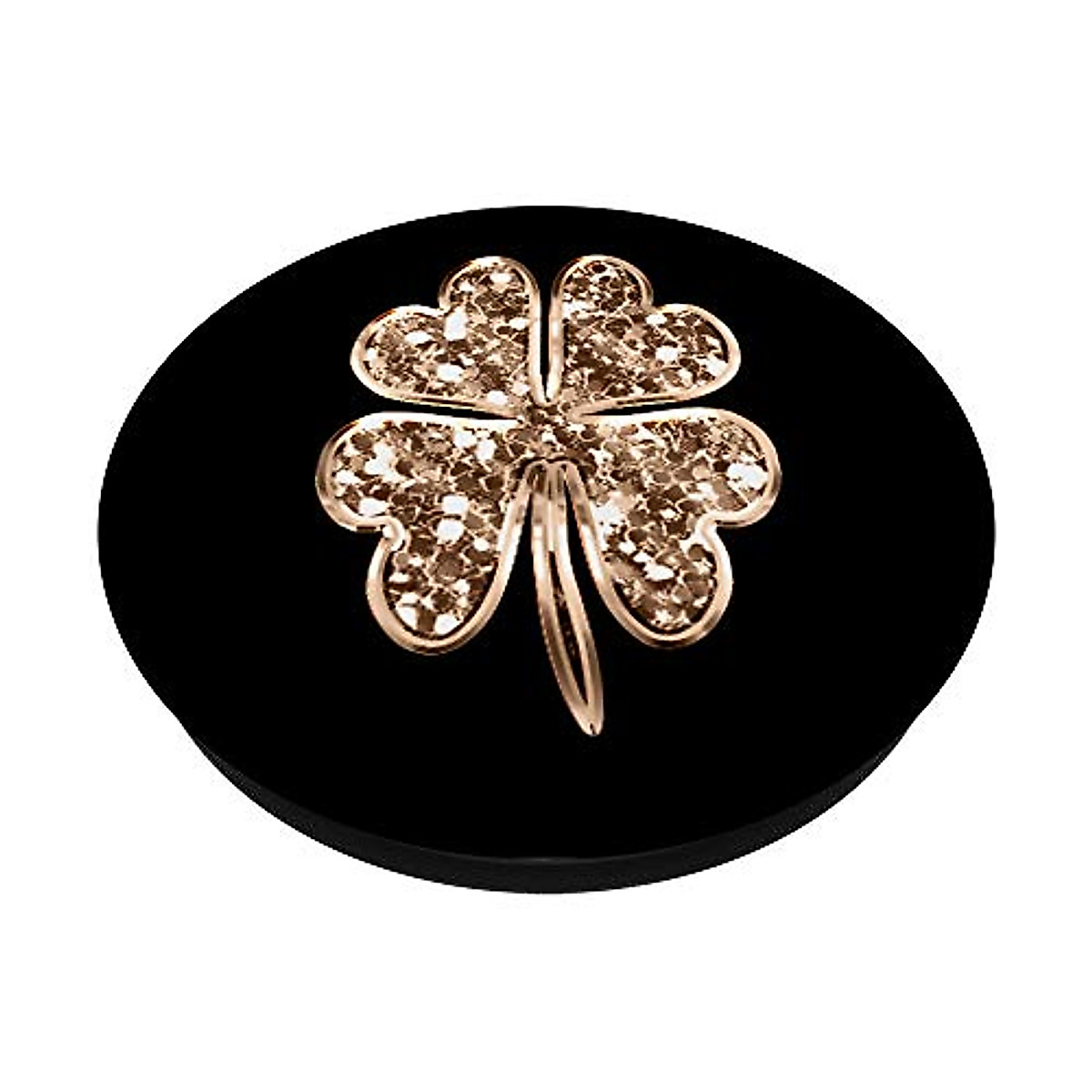 Elegant Four Leaf Clover, Good Luck Symbol, 4 Leaf Clover PopSockets PopGrip: Swappable Grip for Phones & Tablets