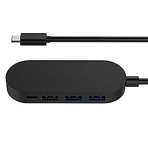 SHYPT One for Four Multi-Port Hub，Type-c to USB3.0 Splitter for MacBook Hub Extension USB-c Converter (Color : Black)