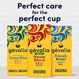 Gevalia Decaf House Blend Medium Roast Ground Coffee (12 oz Bag)