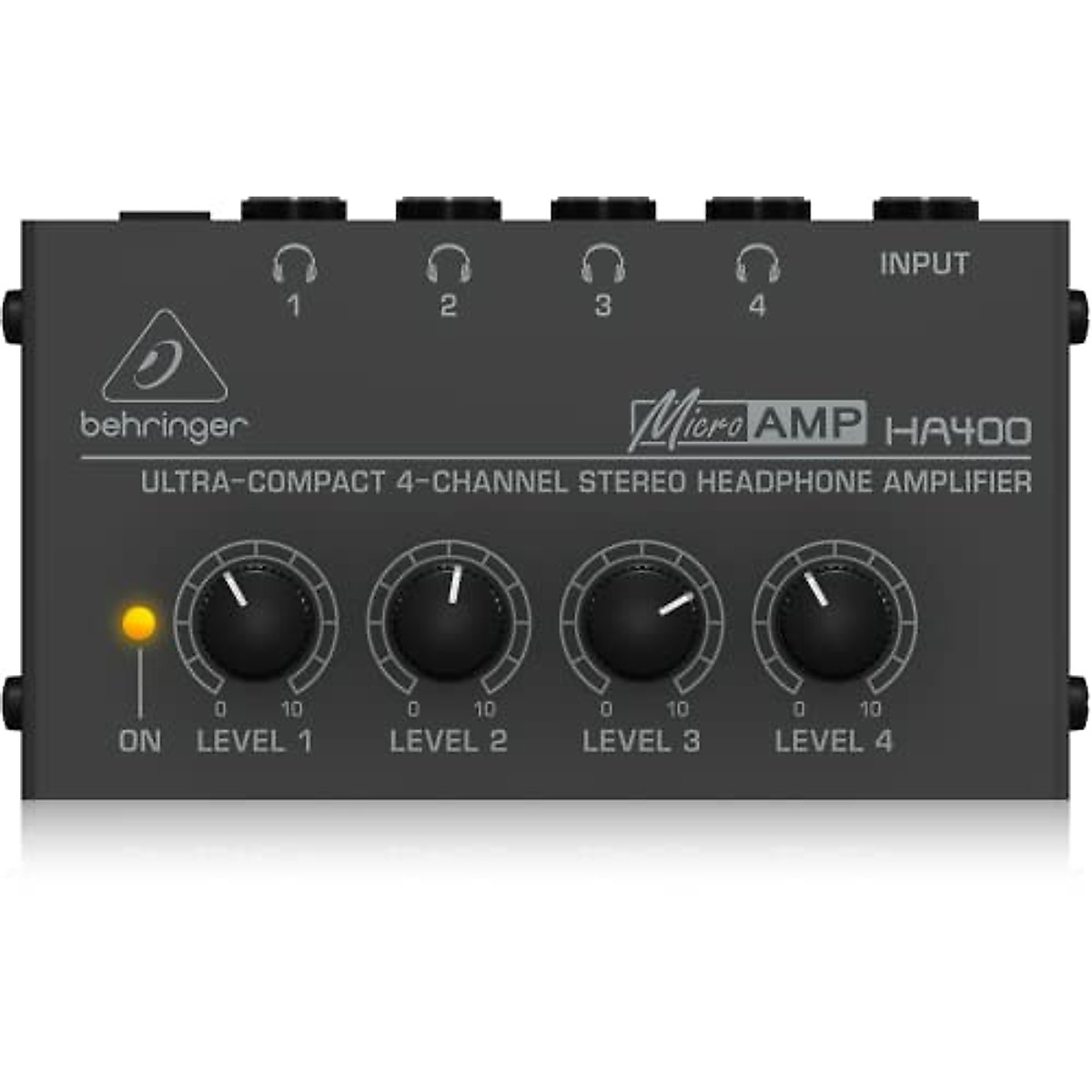 Behringer U-Phoria UMC404HD & MICROAMP HA400 Ultra-Compact 4 Channel Stereo Headphone Amplifier
