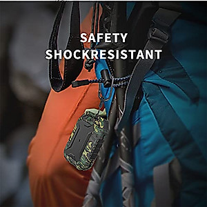 WEFOR Armor Designed for AirPods Pro Case Cover, Full-Body Protective Rugged Metal Soft Silicone AirPod Pro Case with Keychain for AirPods Pro Wireless Charging Case, Camo Green [Front LED Visible]