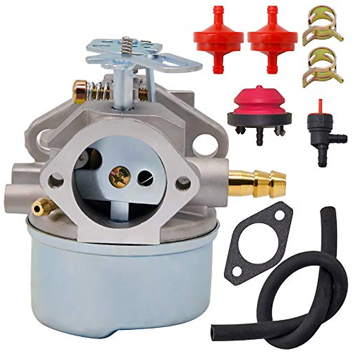 640052 Carburetor for Tecumseh 640054 640349 640058 640058A HMSK80 Carburetor, HMSK90 8hp 9hp 10hp LH318SA LH358SA Snow Blower Generator Chipper Shredder Oregon 50-659 STENS 520-926 640052 Carburetor