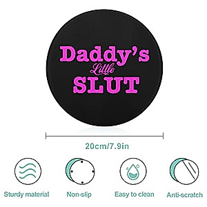 Daddy's Little Slut Cutting Board Tempered Glass Chopping Board for Kitchen Hotel