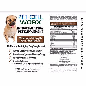 #1 Liquid Nutrition for Dogs - New - Spray Application Pure Glucosamine, Colostrum and Resveratrol – 95% Absorption